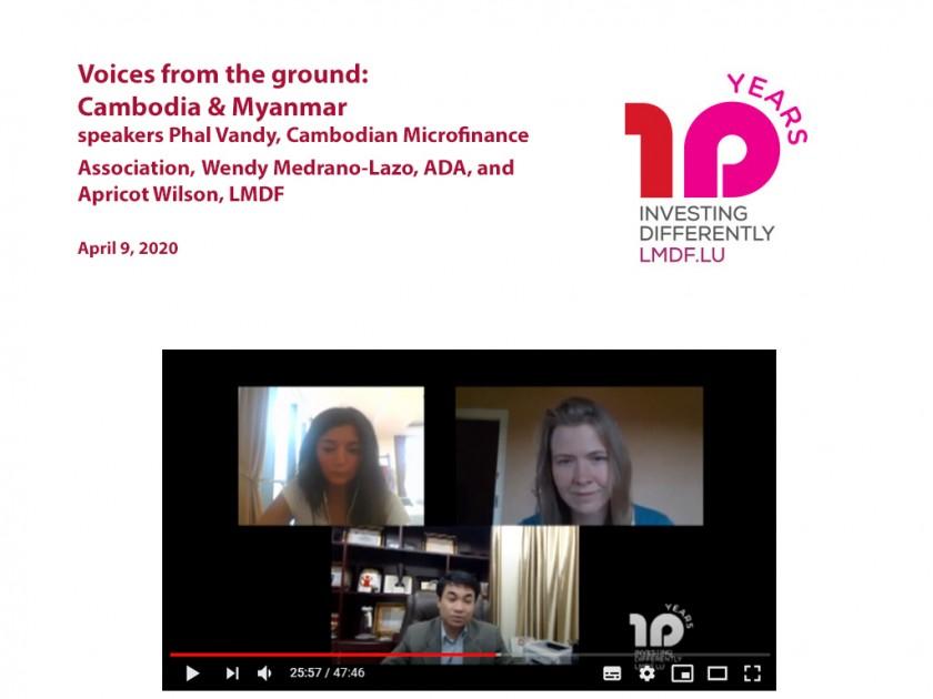 LMDF presents: Voices from the ground - Cambodia & Myanmar | ADA ...